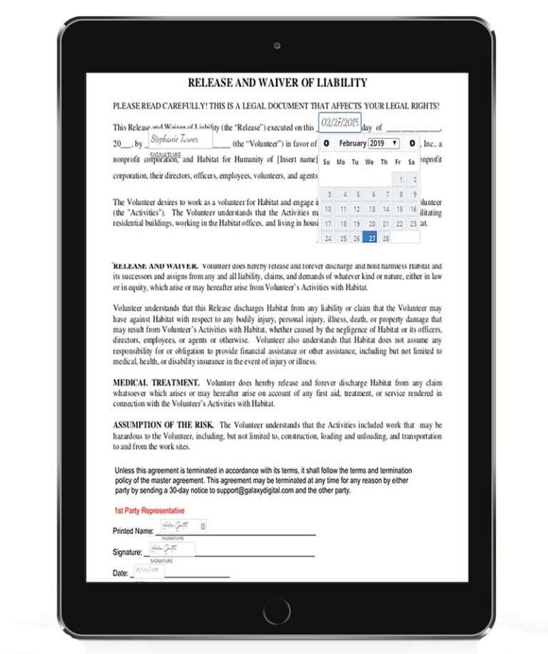 eSign Documents | Get Connected by Galaxy Digital