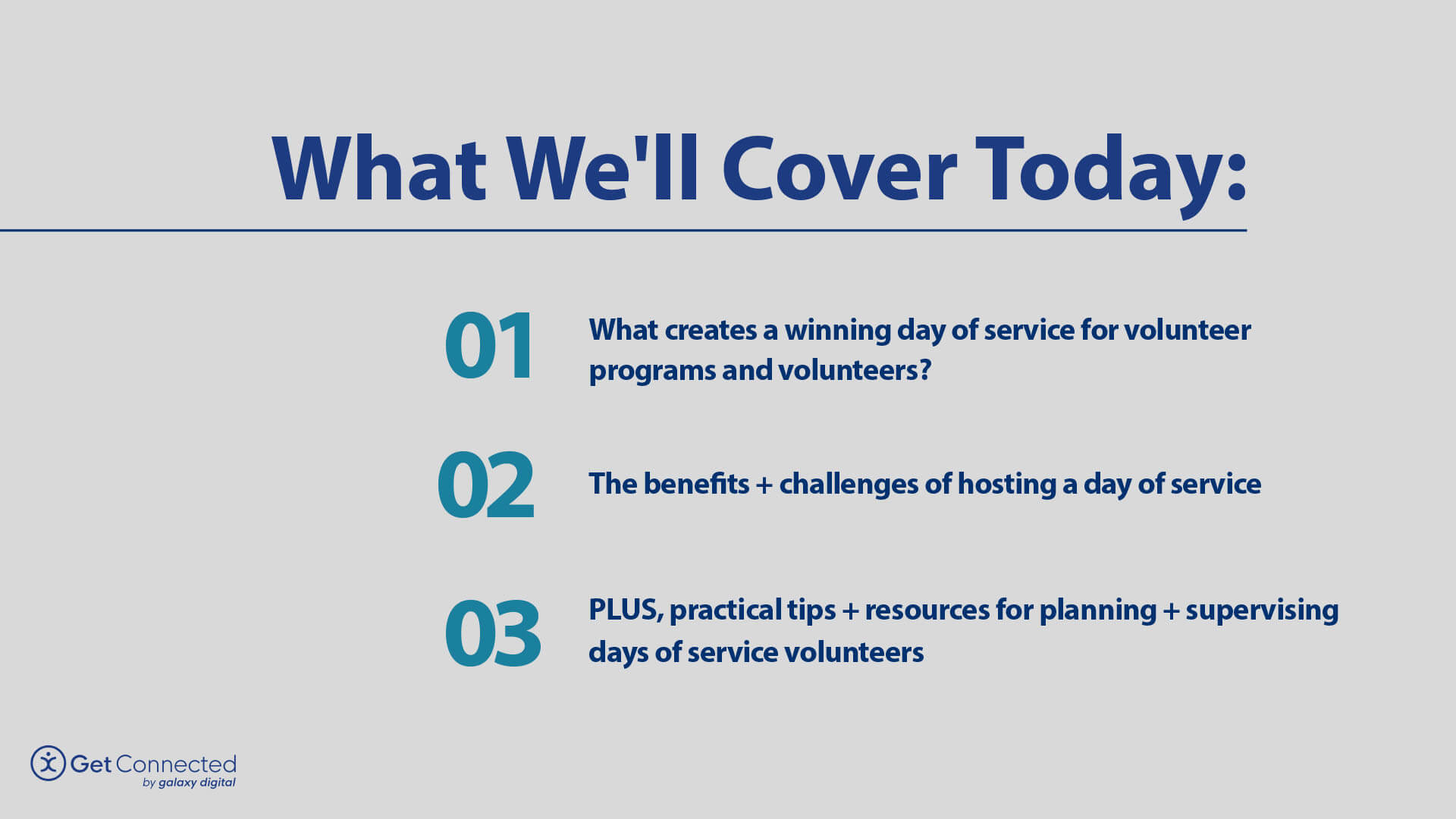 Planning Volunteer Events - A Galaxy Digital Webinar