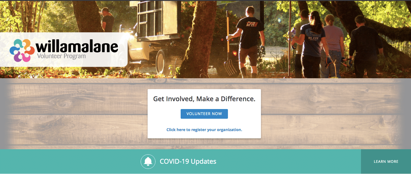 Willamalane Park & Recreation District Engages Volunteers COVID-19