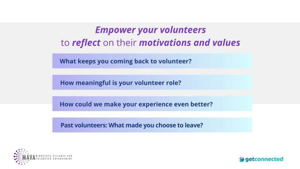 Create Action Throughout the Volunteer Lifecycle