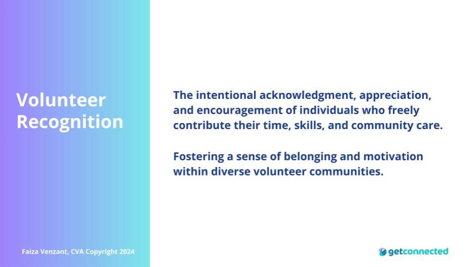 Motivating and Appreciating Volunteers in Diverse Settings
